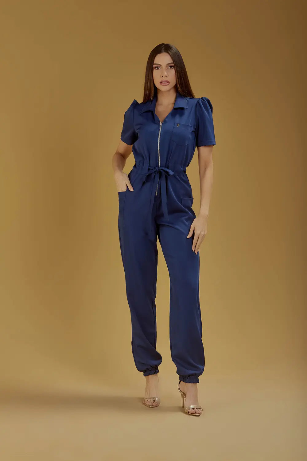 Macacão Feminino Lorena - Marinho – Sarita Scrubs