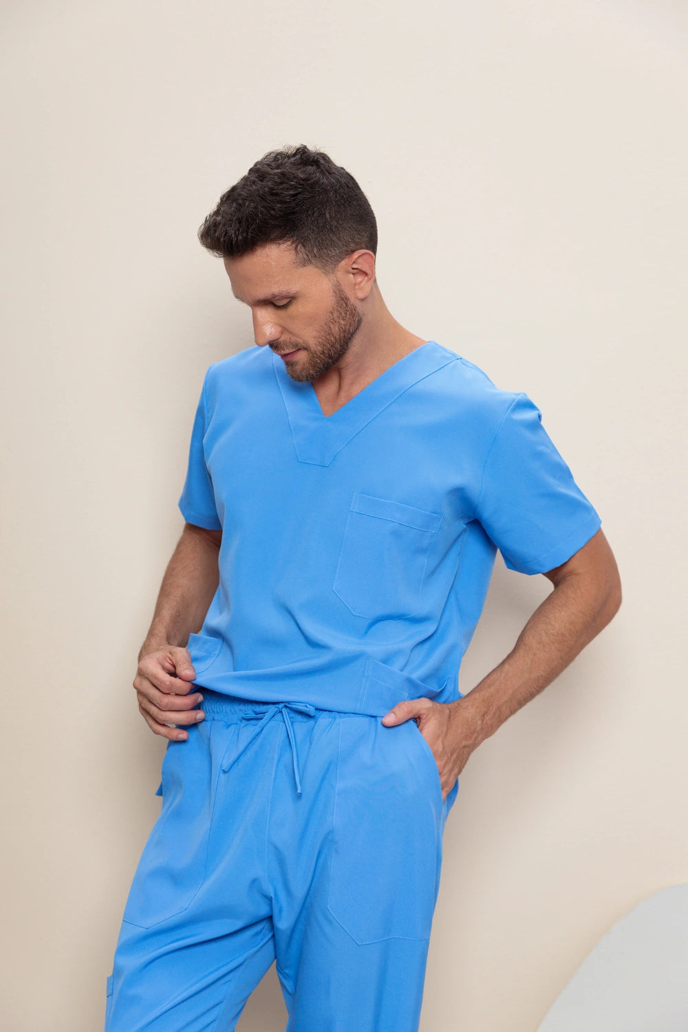 Scrub Masculino João - Azul Farda – Sarita Scrubs